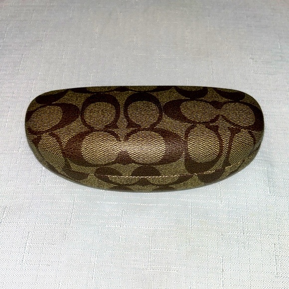 Coach | Accessories | Coach Vintage Brown Hardshell Eyeglasses Case ...